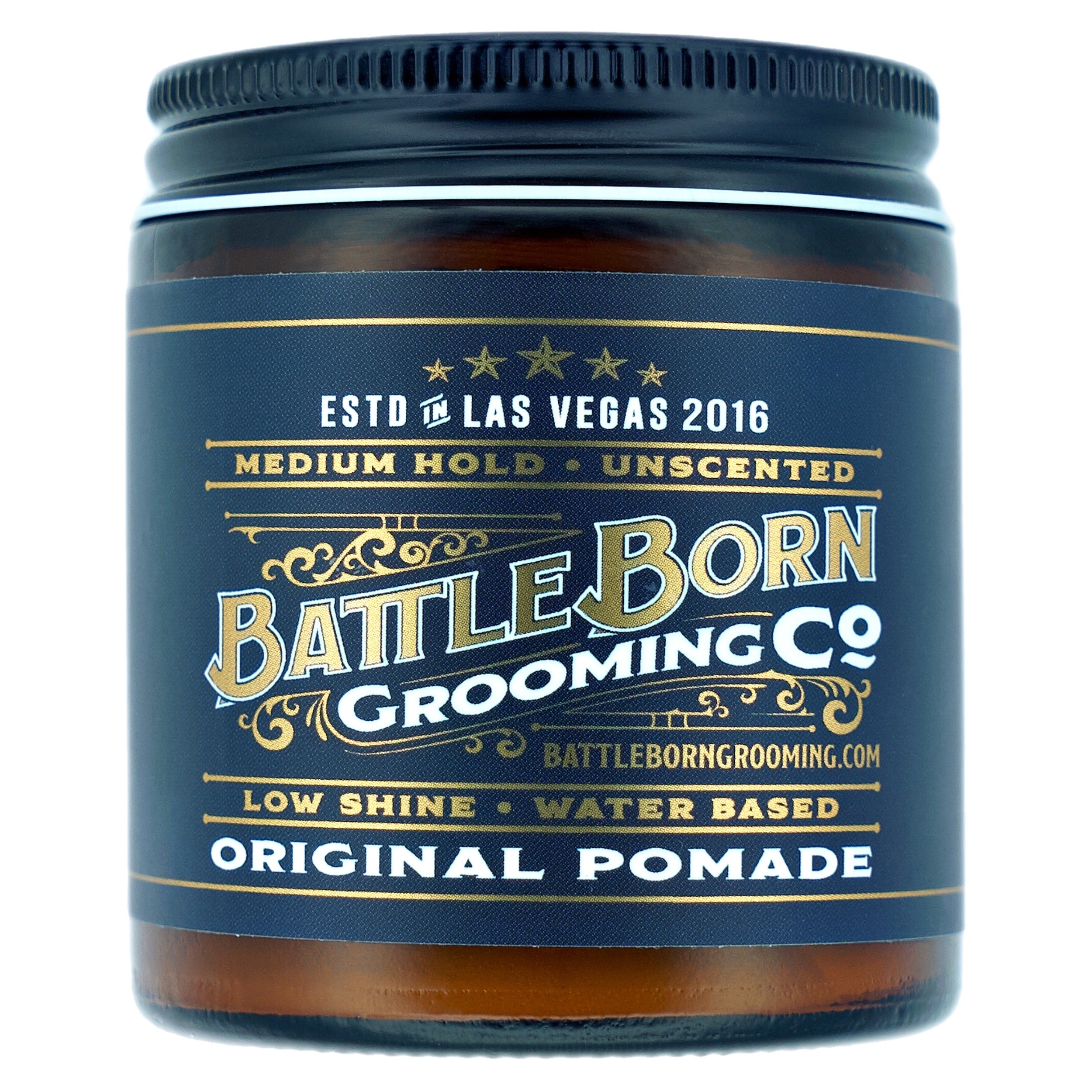 Original Pomade (Unscented, 4 oz) | Battle Born Grooming Co.